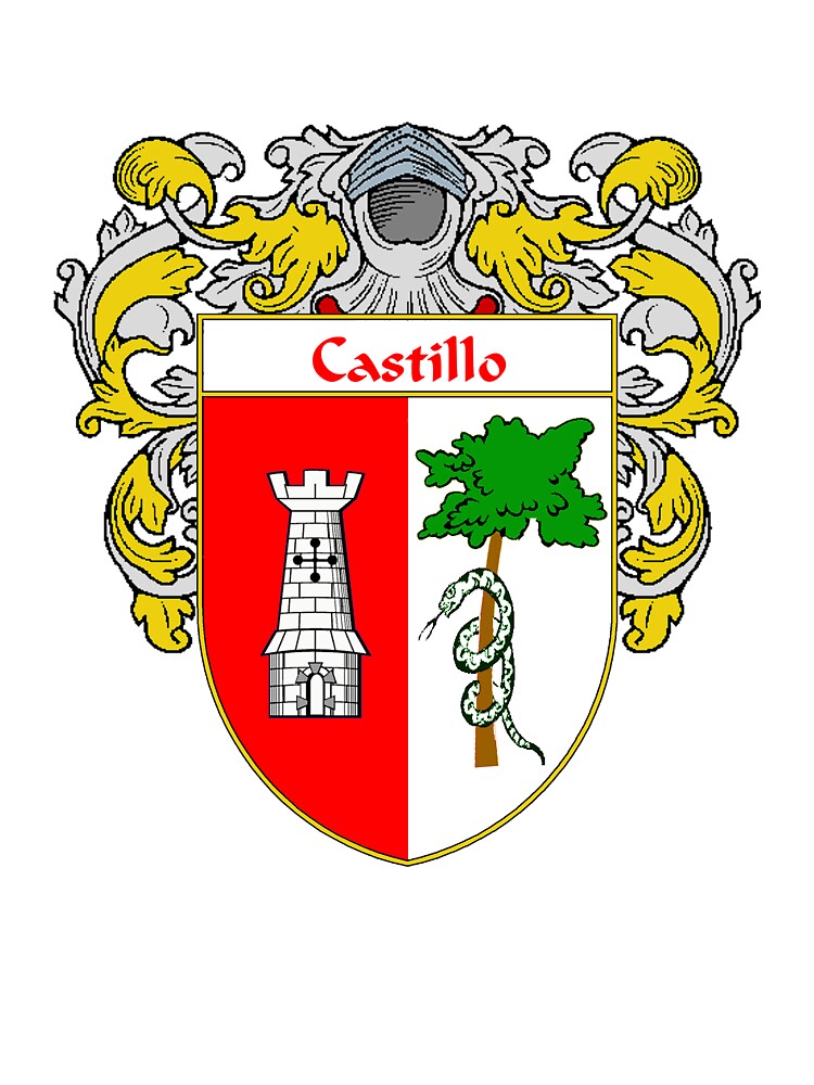 " Castillo Coat of Arms/Family Crest" by William Martin | Redbubble