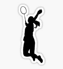Badminton Player Stickers | Redbubble