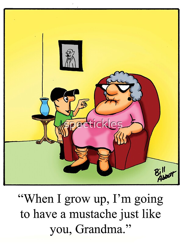 "Funny Grandma Cartoon!" by spectickles | Redbubble