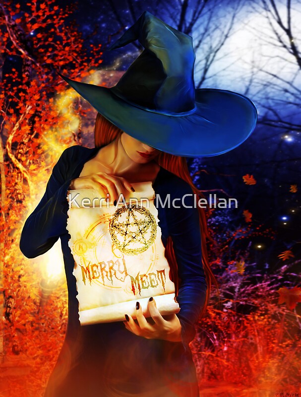 "Merry Meet" by Kerri Ann McClellan | Redbubble