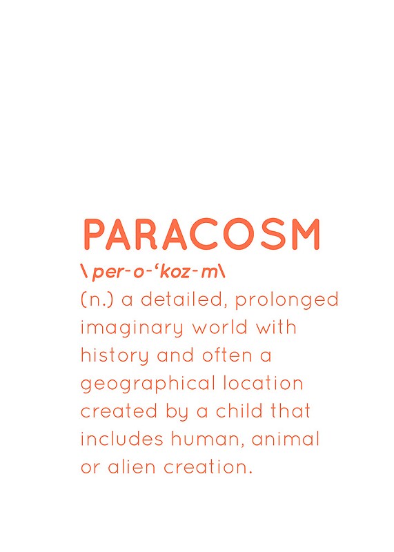 "Lost Words: Paracosm" by One Future Foundation | Redbubble