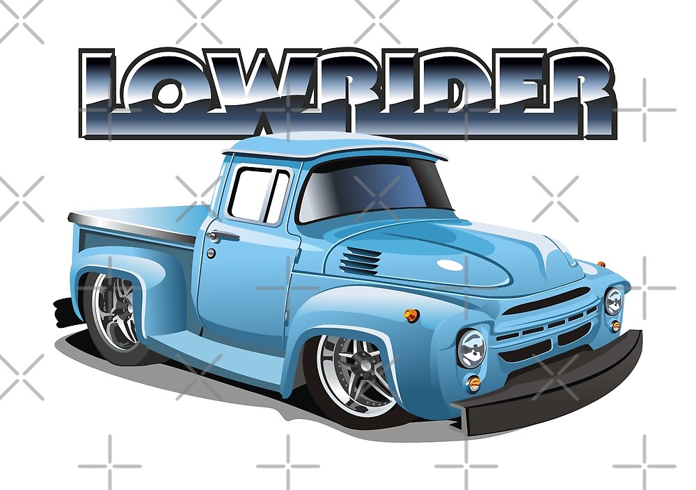 "Cartoon lowrider truck" by Mechanick | Redbubble