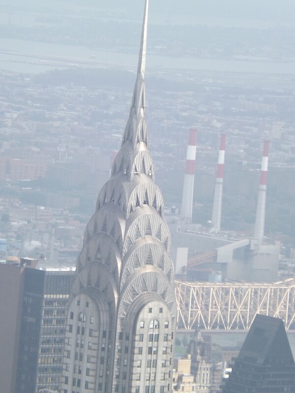 "Aerial View of Chrysler Building, As Seen From Empire State Building ...