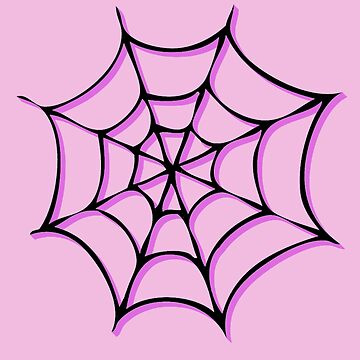 "pink spider web" Sticker for Sale by femme McCulley | Redbubble