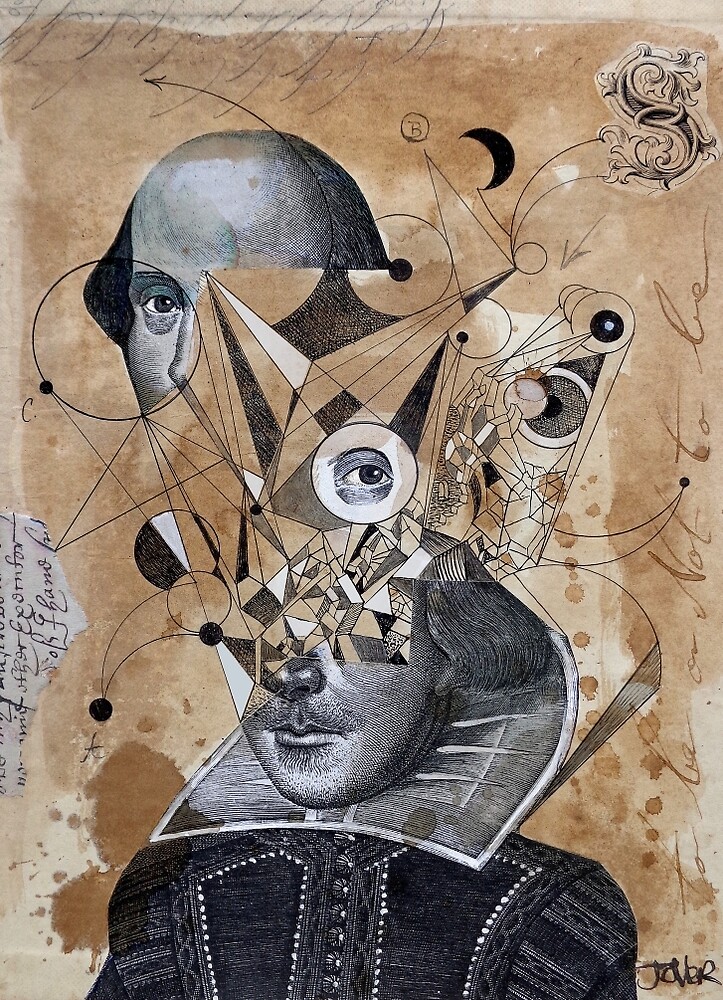 "shakespeare as an abstracted concept " by Loui Jover | Redbubble