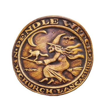 "Rustic Pendle Witch" Sticker for Sale by ElijahBarns | Redbubble