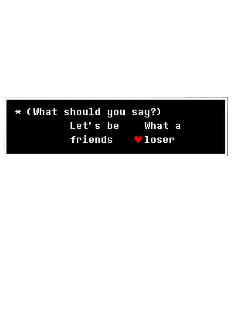 "undertale text bubble " by yukihoes | Redbubble