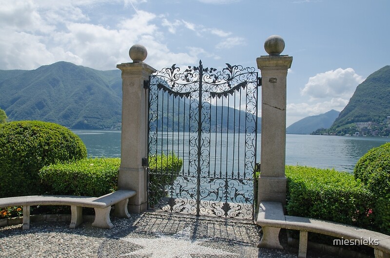 "Gate to heaven, Lugano, Switzerland" by miesnieks | Redbubble