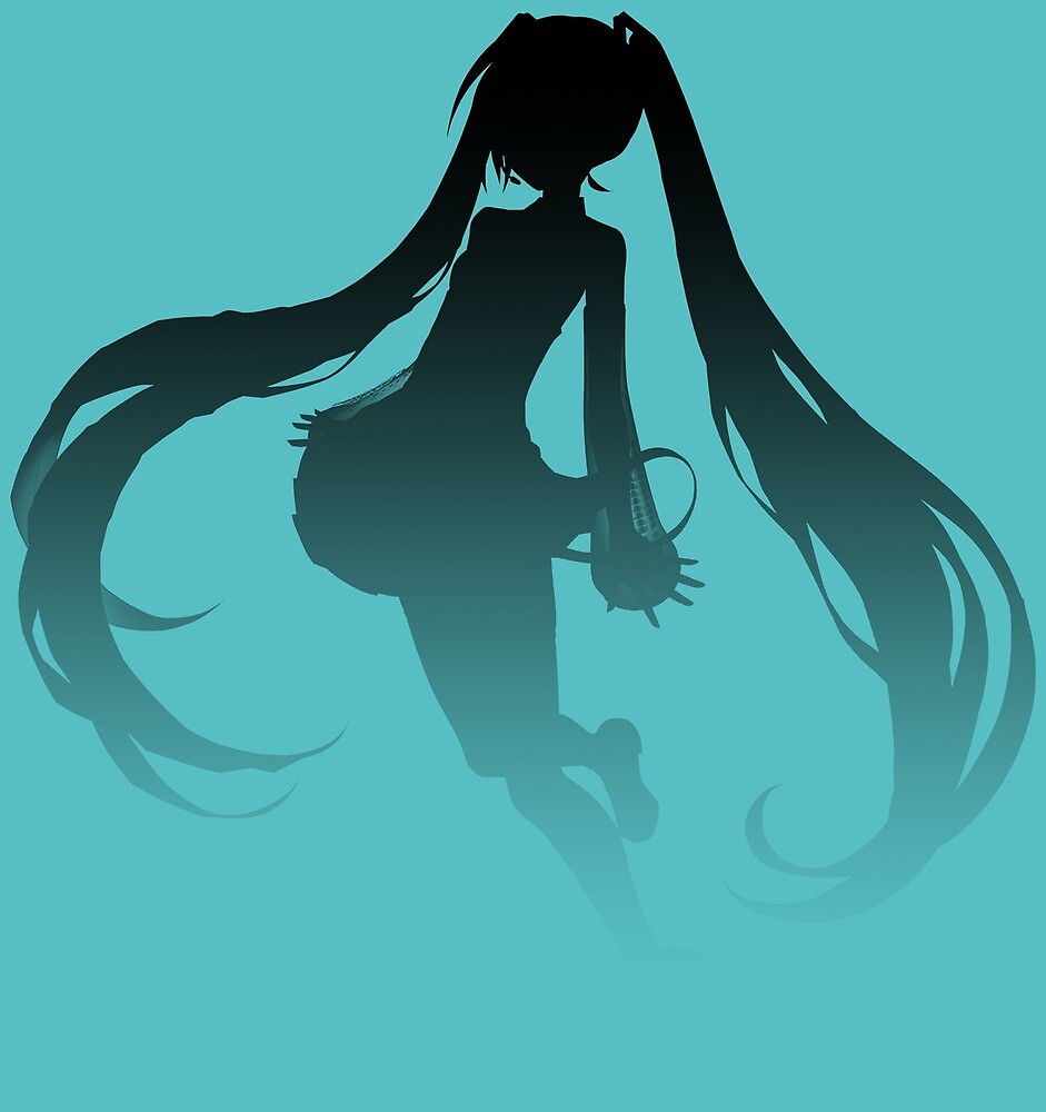 "Hatsune Miku V3 Shadow Art" by VocaloidTrash | Redbubble