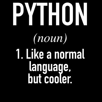 "Python Programming Language Defined - Programmer - Coder" Poster for ...