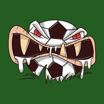"Football Monster | Football | Soccer player" Sticker by DerSenat ...