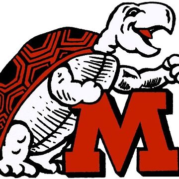 "Old UMD Logo" Sticker for Sale by college stickers | Redbubble