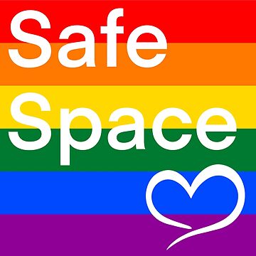 "Safe Space" Sticker for Sale by ponderosacanopy | Redbubble