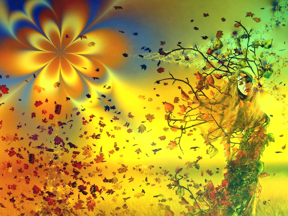 "Goddess of Autumn" by Brian Exton | Redbubble