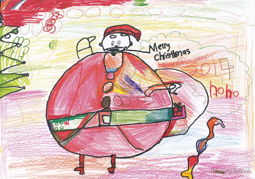 "Fat Santa - Simba" by Henbury School | Redbubble