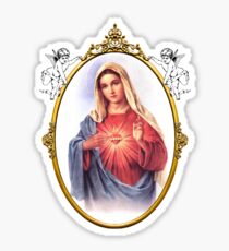 Virgin Mary: Stickers | Redbubble