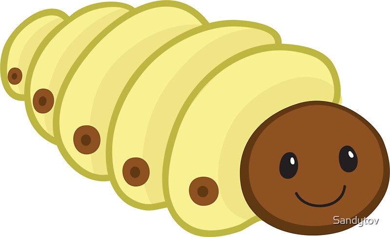 Larva Cartoon: Stickers | Redbubble