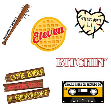 "Cool Stranger Things sticker pack" Magnet for Sale by albsbubble ...