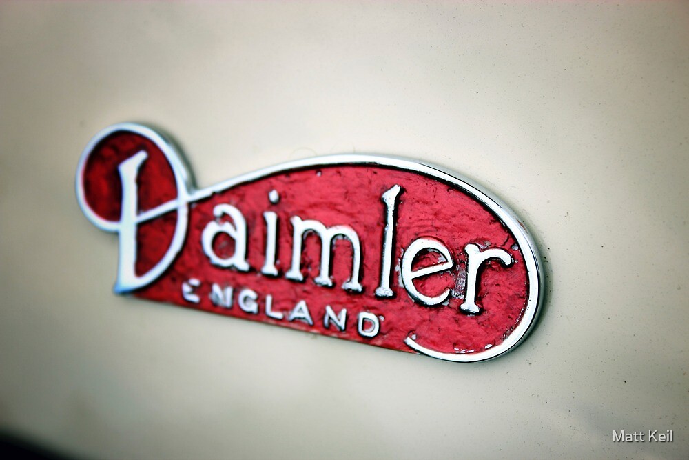 "Daimler Classic Car Logo" by Matt Keil | Redbubble