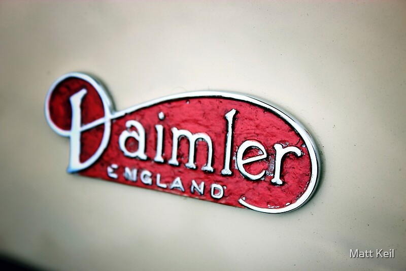 "Daimler Classic Car Logo" by Matt Keil | Redbubble