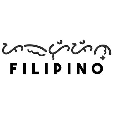 "FILIPINO IN BAYBAYIN" Poster for Sale by aydapadi | Redbubble