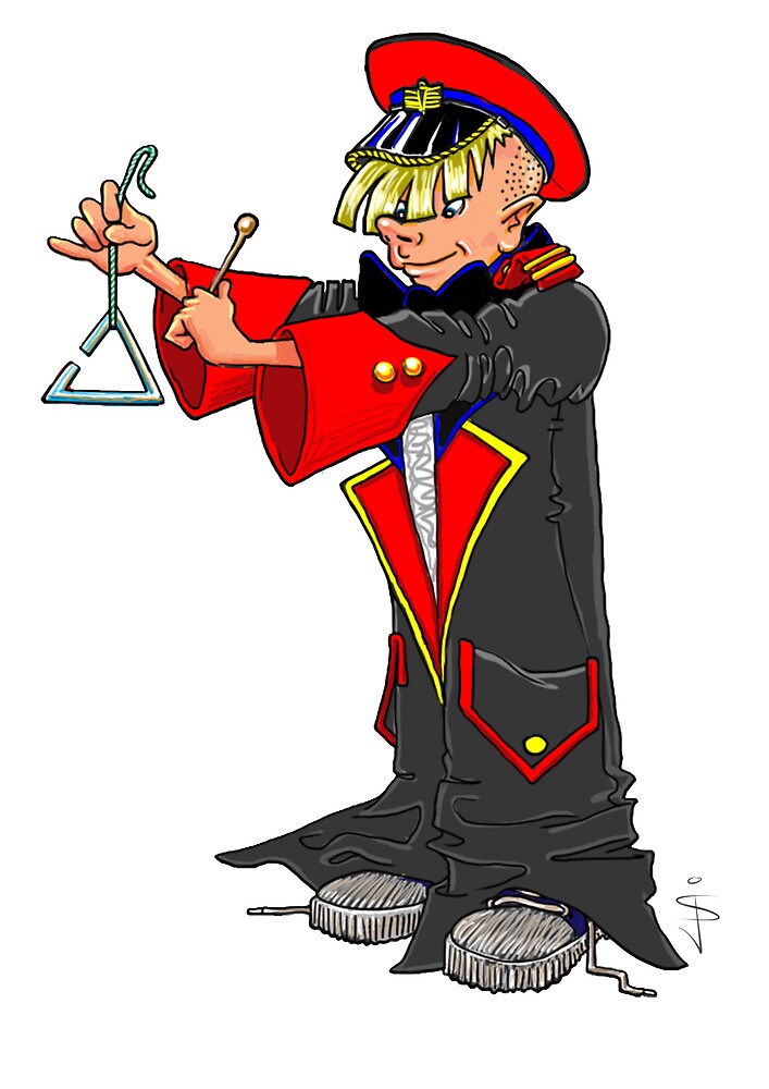 "Brass Band - Triangle Player" by Jan Szymczuk | Redbubble