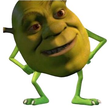 "shrek + mike wazowski meme" Premium T-Shirt by moodgigi | Redbubble