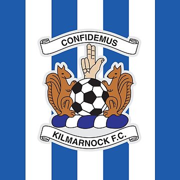 "Kilmarnock football club logo - Stripes" Photographic Print for Sale ...