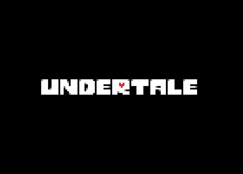 "Undertale: Logo" by Spoons2 McGee | Redbubble