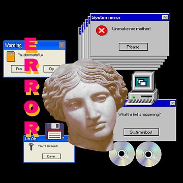 "system error!" Hardcover Journal for Sale by laserskull | Redbubble