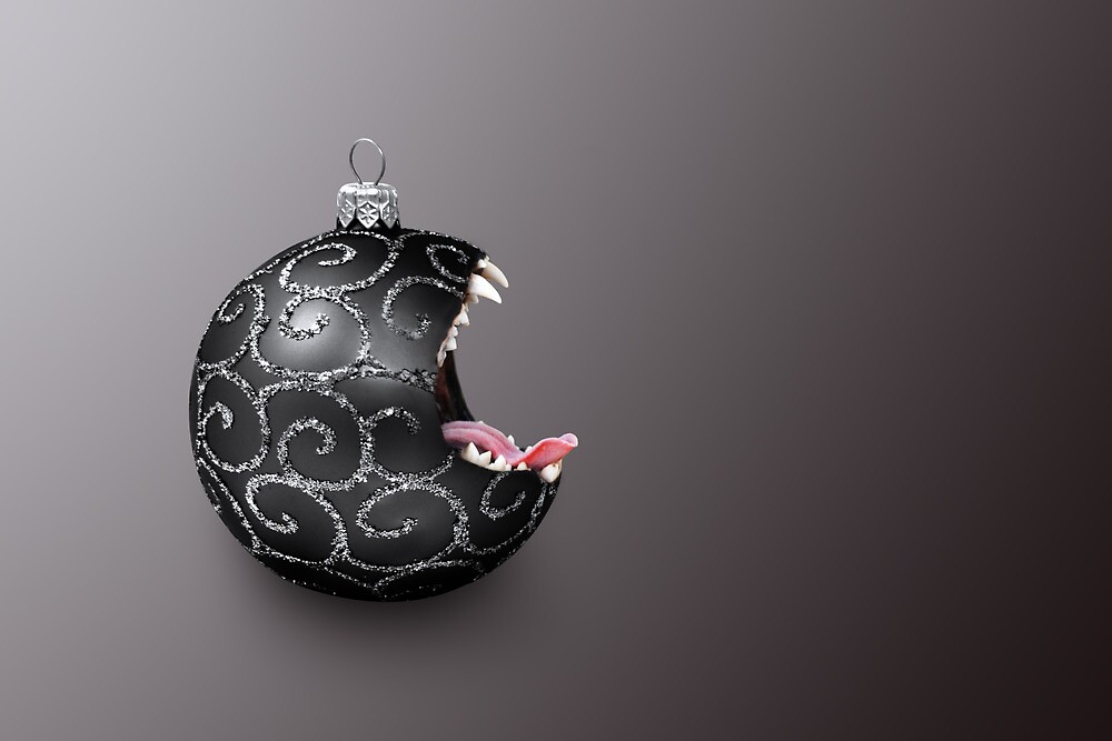 " Scary Bauble" by Kitty Bitty | Redbubble