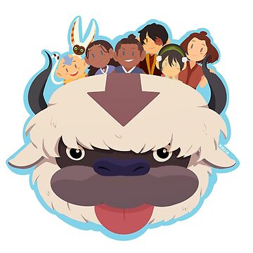 "Team Avatar - Appa Blep - Avatar the last airbender" Sticker for Sale ...