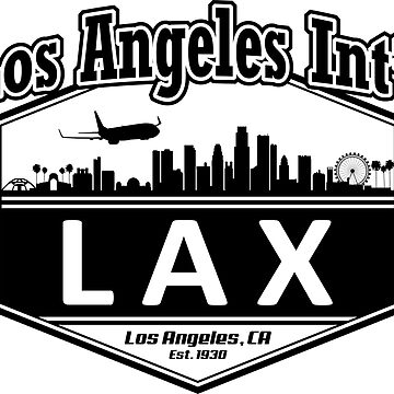 "Los Angeles International Airport Code" Sticker for Sale by Tundra300 ...