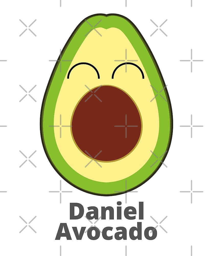 "Daniel Avocado" by Formula-Tee | Redbubble