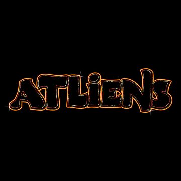 "ATLIENS" Sticker for Sale by blazikin | Redbubble