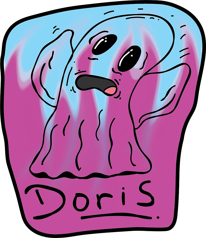"Doris Spooky ghost man" by DorisSkate | Redbubble