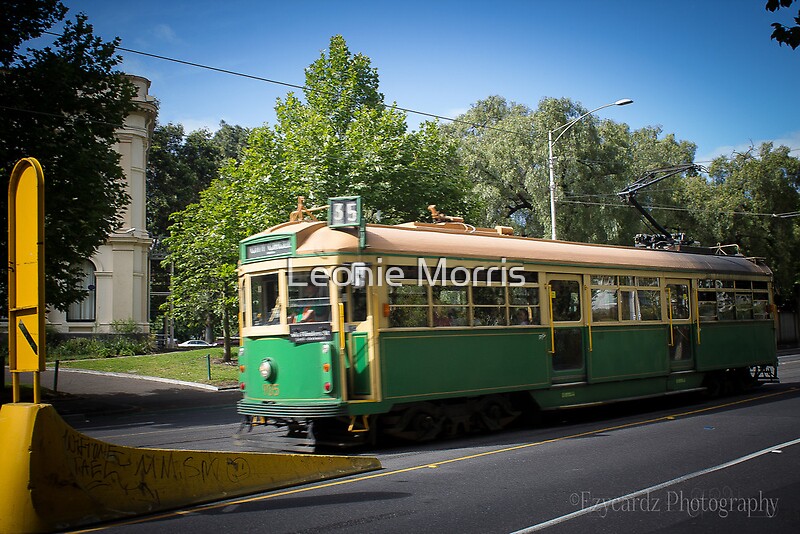 W Class Tram By Leonie Morris Redbubble