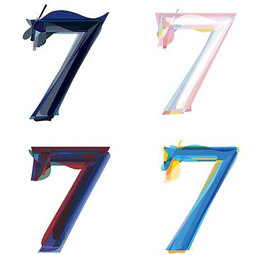 "BTS IS 7 / MAP OF THE SOUL" Sticker by Anime-Rap-Love | Redbubble
