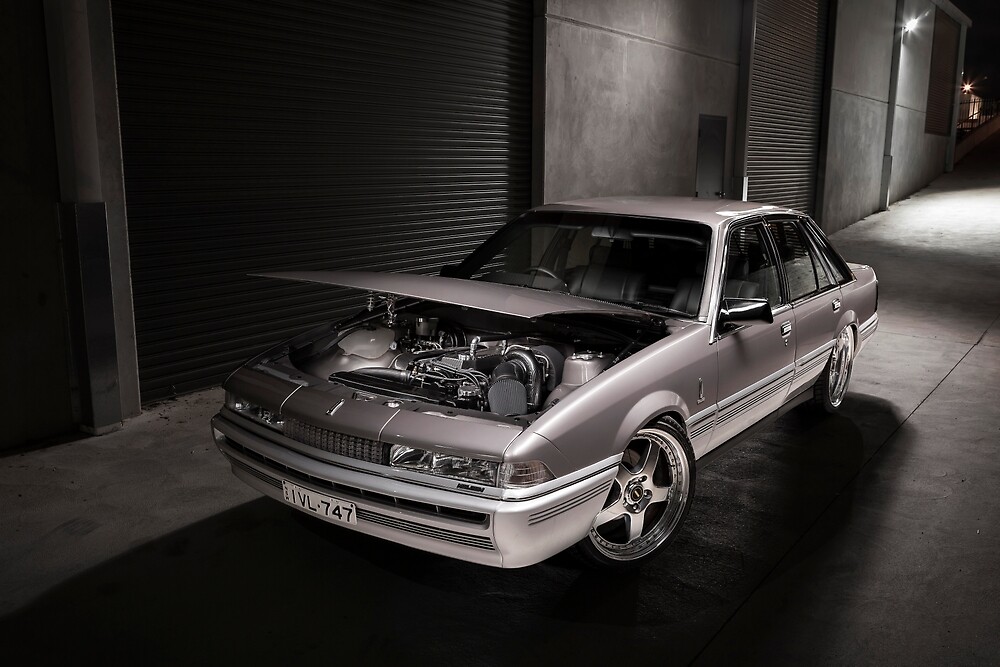 "Silver Holden VL Commodore Turbo" by HoskingInd | Redbubble