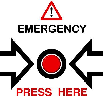"PRESS HERE" Sticker for Sale by eq29 | Redbubble