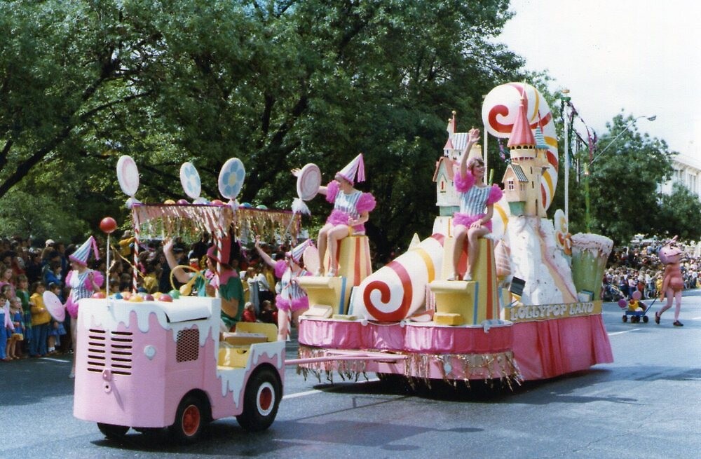 "No.2, Candy Cane float 1980's Adelaide Christmas Pageant" by Heather ...