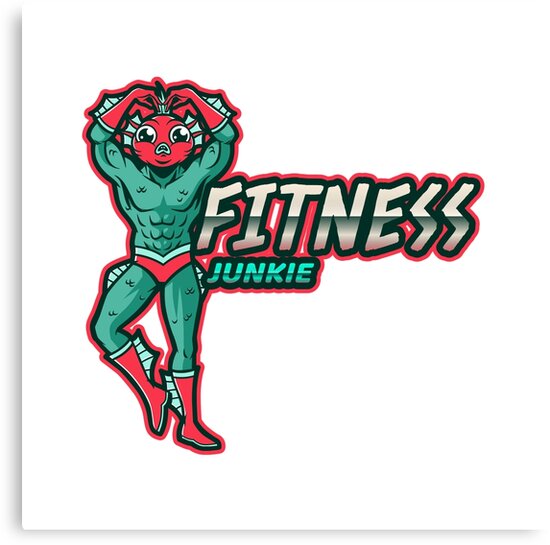 "Fitness Junkie" Canvas Print by chasotis | Redbubble