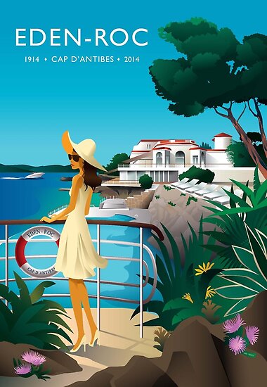 "EDEN ROC VINTAGE" Poster by corbyearl | Redbubble