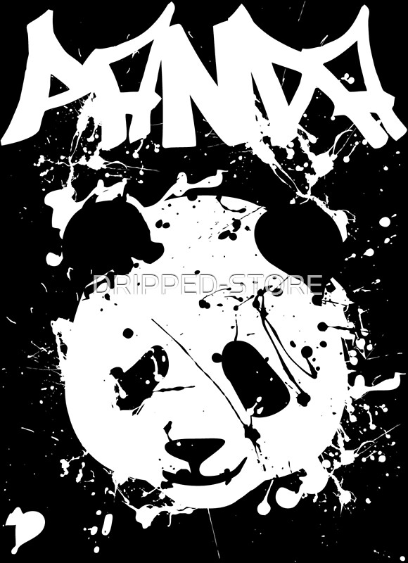 "DRIPPING PANDA" by DRIPPED-STORE | Redbubble