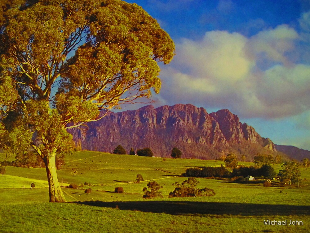 "Mt Roland, Tasmania" by Michael John | Redbubble