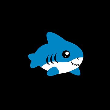 "Chibi Shark" Sticker for Sale by Tridev-Designs | Redbubble