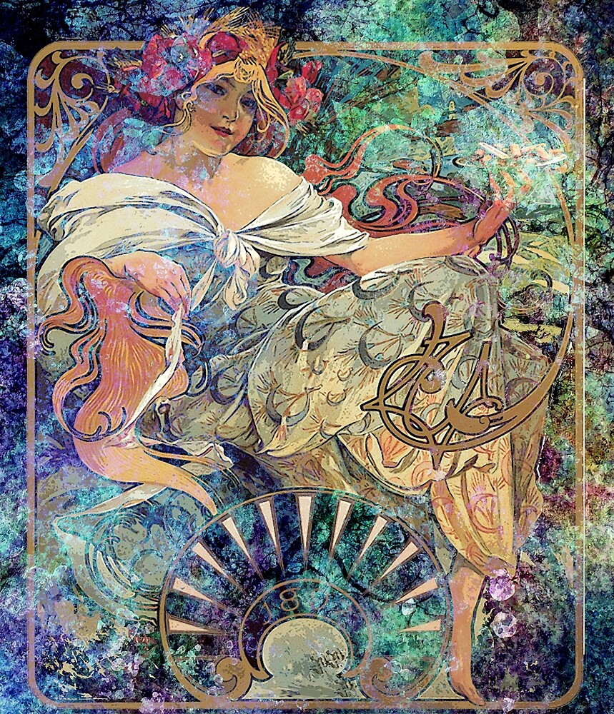 "MUCHA'S GIRL" by Tammera | Redbubble