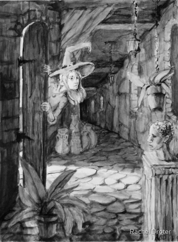 "Witchy Corridor" by Rachel Droter | Redbubble