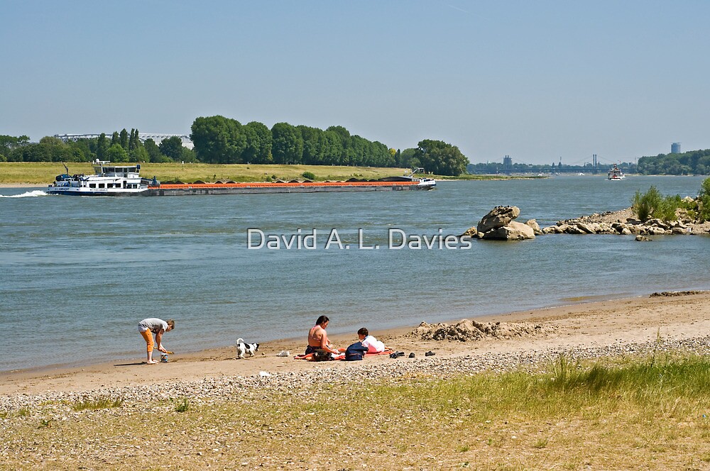 "The Rhine at Meerbusch, NRW, Germany." by David A. L. Davies | Redbubble