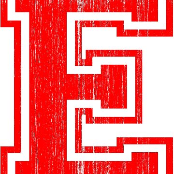 "Big Red Letter E" Canvas Print for Sale by adamcampen | Redbubble
